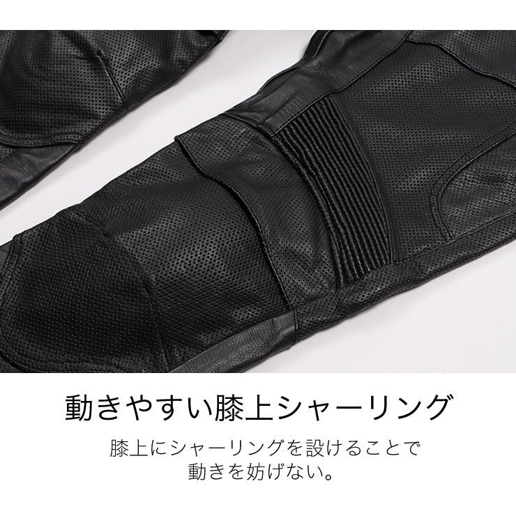 DEGNER デグナー 革パンツ メッシュ レザーパンツ レディース 本革 ライディングパンツ バイク FRP-28P : デグナーヤフーショッピング - 通販 - Yahoo!ショッピング