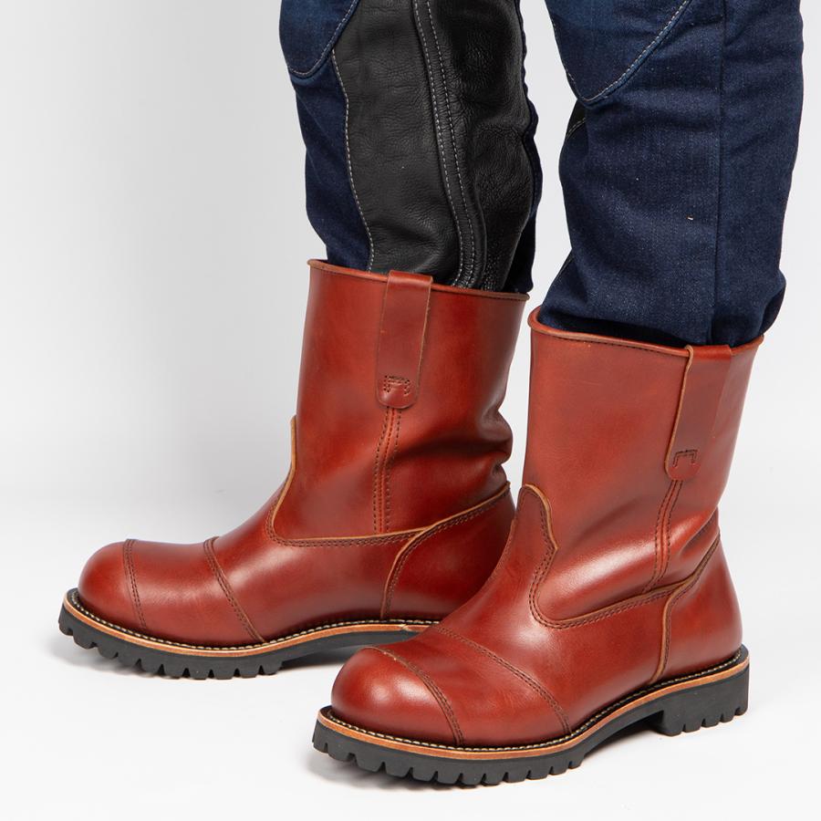 プルオン ブーツ 靴 バイク メンズ 本革 堅牢 HS-B16 ブラック ブラウン :HS-B16:デグナーヤフーショッピング - 通販 - Yahoo!ショッピング