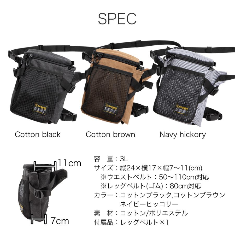 DEGNER デグナー ホルスターバッグ ボトルホルダー付き 全3色 NB-204 : デグナーヤフーショッピング - 通販 - Yahoo!ショッピング