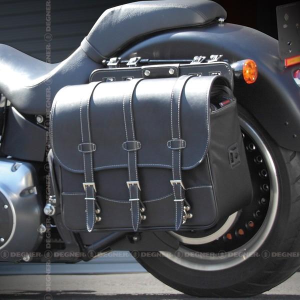 DEGNER ナイロンサドルバッグ/NYLON SADDLEBAG（ブラック） [NB-125-BK] : デグナーヤフーショッピング ...