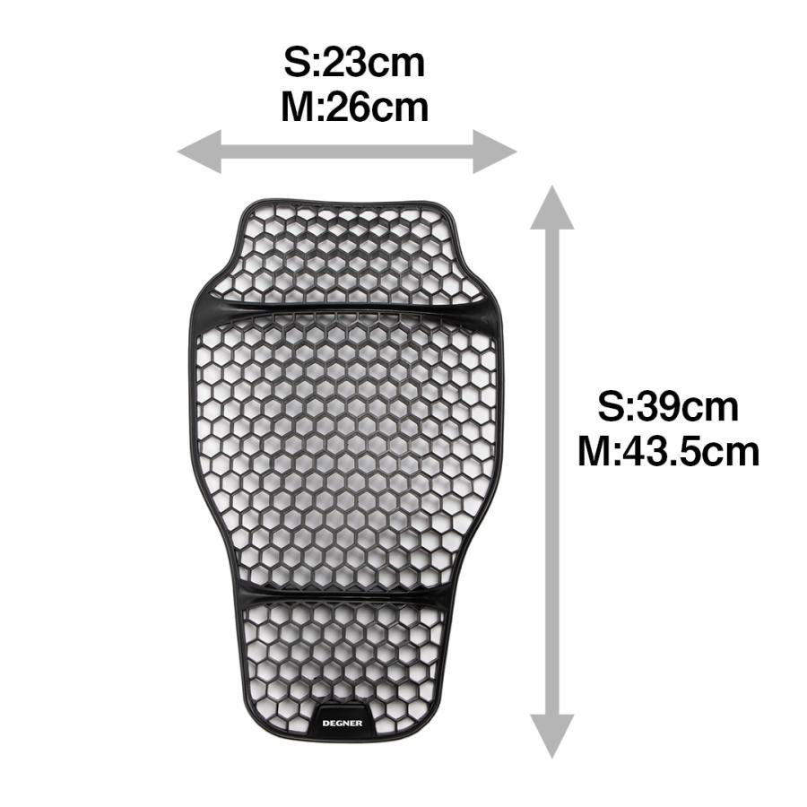 DEGNER（デグナー） エアスループロテクター PS-17 背中 CEレベル2 バイク ハニカム : デグナーヤフーショッピング - 通販 - Yahoo!ショッピング