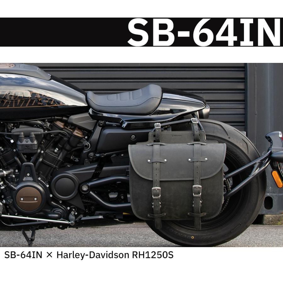 DEGNER レザーサドルバッグ デグナー SB-64IN ハーレー アメリカン 容量可変 大容量 : デグナーヤフーショッピング - 通販 - Yahoo!ショッピング