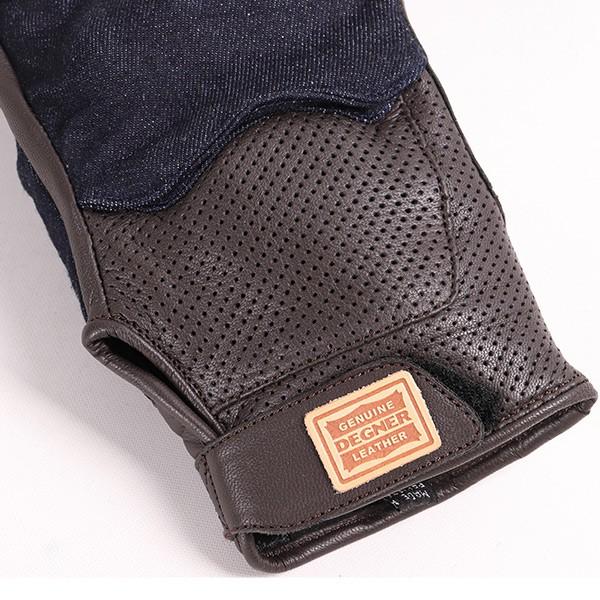 DEGNER レターパックライトで発送 レザーデニムコンビグローブ TG-54 : デグナーヤフーショッピング - 通販 - Yahoo!ショッピング