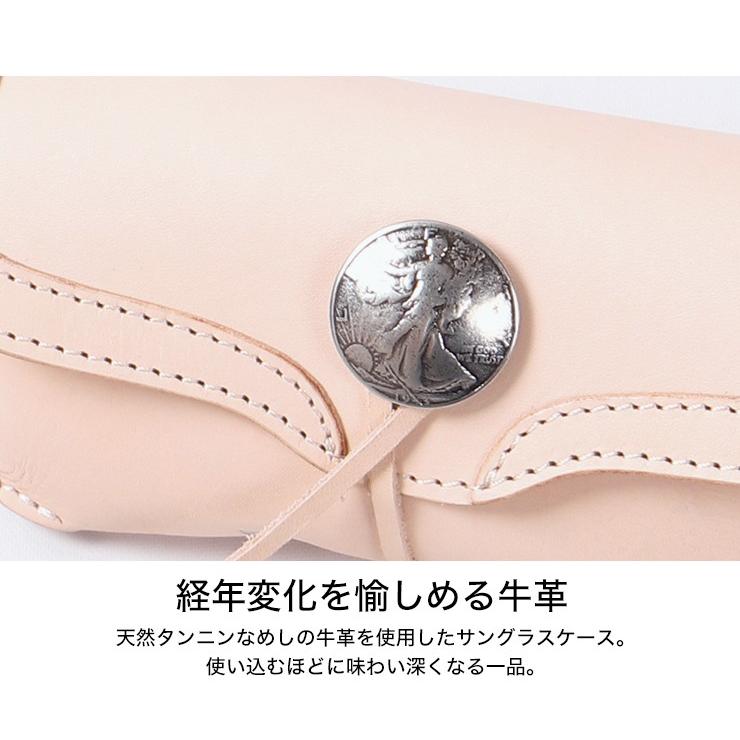 DEGNER レザーサングラスケース/LEATHER SUNGLASS CASE [W-112] : デグナーヤフーショッピング - 通販 - Yahoo!ショッピング