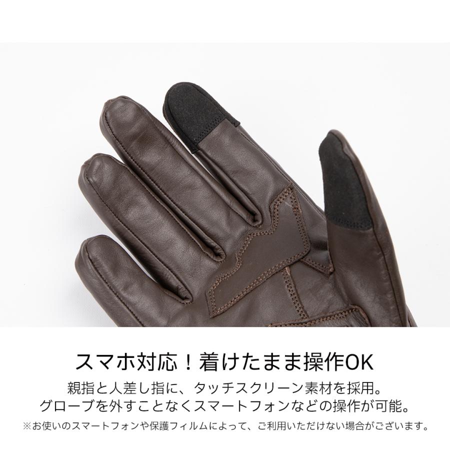 DEGNER デグナー メンズ ウィンターレザーグローブ WG-51 ブラック-アイボリー/ブラウン-アイボリー M/L/XL 牛革 スマホ対応 バイク : デグナーヤフーショッピング ...