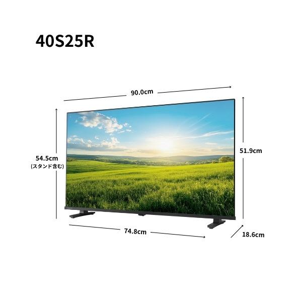 REGZA TVS 40V型フルハイビジョン液晶テレビ S25R series 40S25R REGZA TVS 40V型フルハイビジョン液晶テレビ S25R series 40S25R