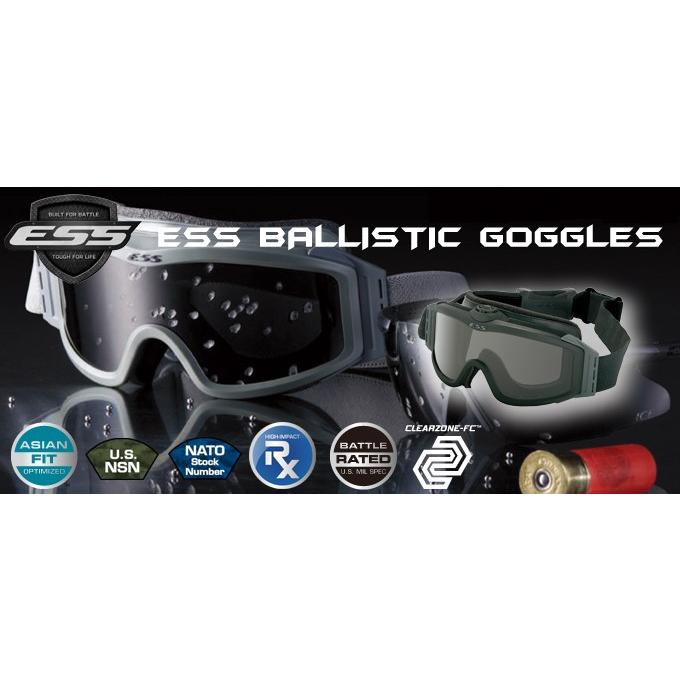 イーエスエス ESS STRIKER ASIANFIT ストライカーアジアンフィットモデル レンズ2枚組 クリア＆グレー : ess-740 ...