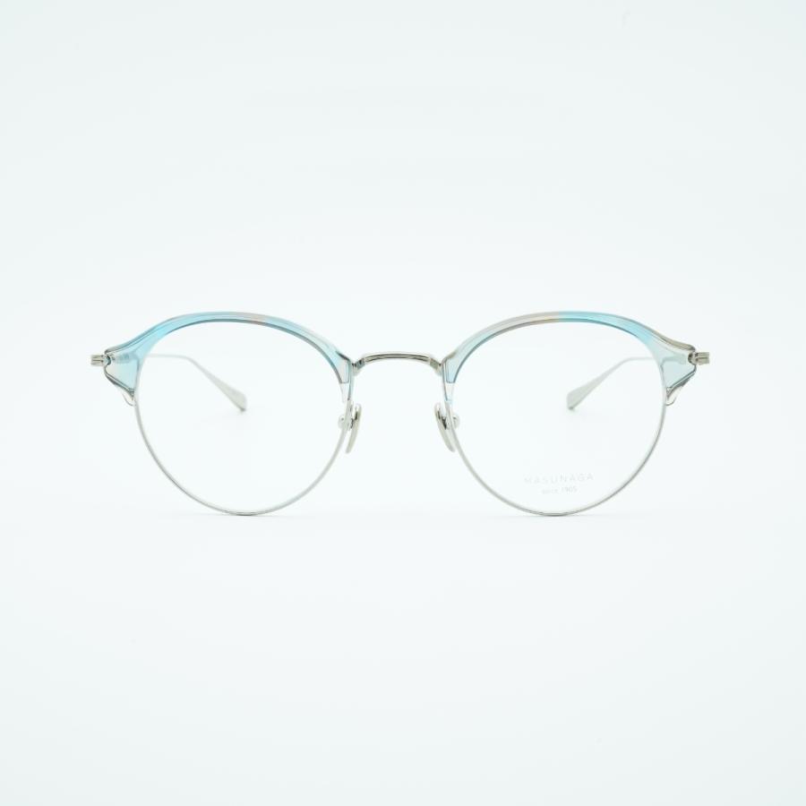 MASUNAGA since 1905 GRACE col-15 BL-BR/SilV : デコリンメガネ - 通販 - Yahoo!ショッピング