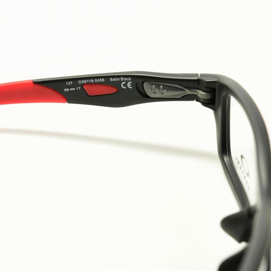 OAKLEY オークリー CROSSLINK クロスリンク OX8118-0456 SATIN BLACK RED/デモレンズ :ox8118 ...