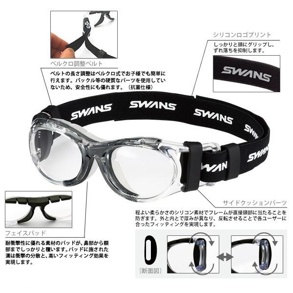 スワンズ SWANS スポーツ用ゴーグル EYE GURD アイ・ガード 専用ストラップベルト SVS500 SVS600 SVS700 全 ...