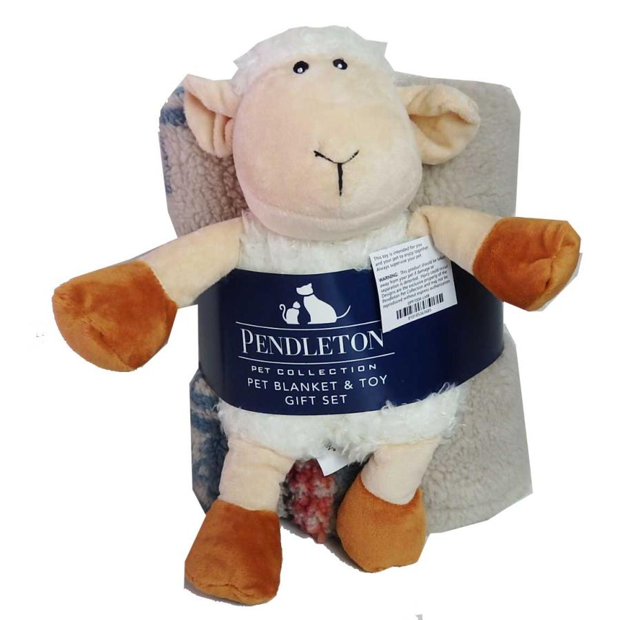 PENDLETON ペット ブランケットと犬のおもちゃギフト ペンドルトン Harding Rosewood Berber TOY GIFT ...