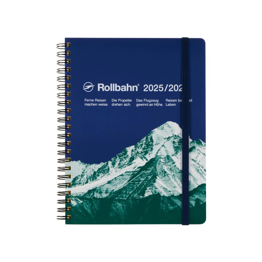 DELFONICS 手帳 ロルバーンダイアリー ダイアリー ロルバーン A5サイズ モンターニュ Rollbahn 2025年版 2025年3月始まり デルフォニックス公式 ...