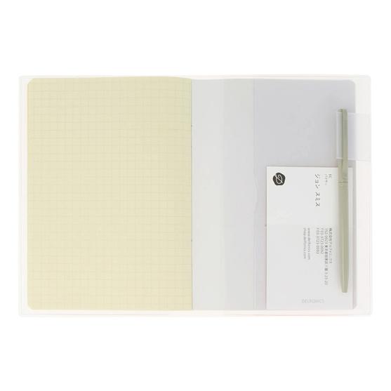 DELFONICS ノートカバー ロルバーン クリア 抗菌 A6サイズ Rollbahn ポケット付メモ 手帳 ダイアリー ホチキス綴じ用 デルフォニックス公式 : DELFONICS WEB ...