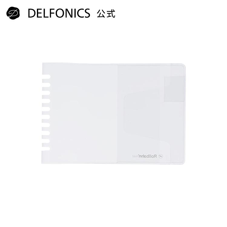 DELFONICS（デルフォニックス） ノート カバー ロルバーン クリア 抗菌 横型 Mサイズ Rollbahn ノートカバー ポケット付メモ リング用 表紙カバー デルフォニックス公式 ...