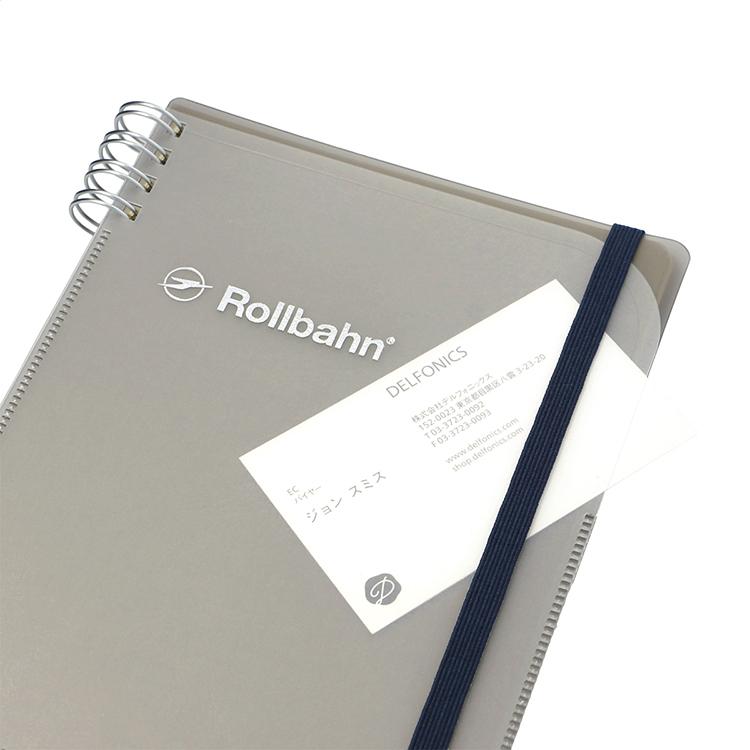 DELFONICS ノート フレキシブル ロルバーン 旅するロルバーン A5サイズ Rollbahn カバー クリアポケット 360° メモ帳 デルフォニックス公式 : DELFONICS ...