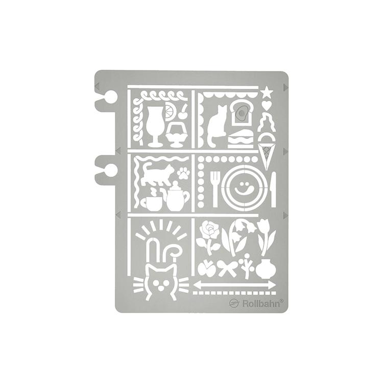 DELFONICS テンプレート リングに着脱可能 ロルバーン専用テンプレート マンスリータイプ ロルバーン Rollbahn デコレーション リング用 デフォニックス公式 ...