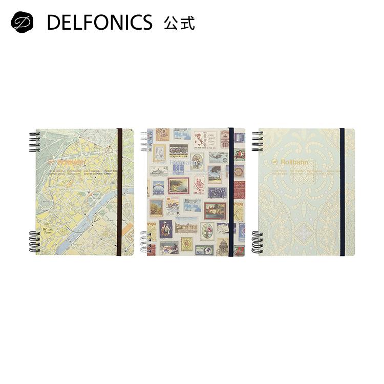 DELFONICS ノート フレキシブル ロルバーン 旅するロルバーン A5サイズ Rollbahn カバー スヴニール 360° メモ帳 デルフォニックス公式 : DELFONICS WEB ...