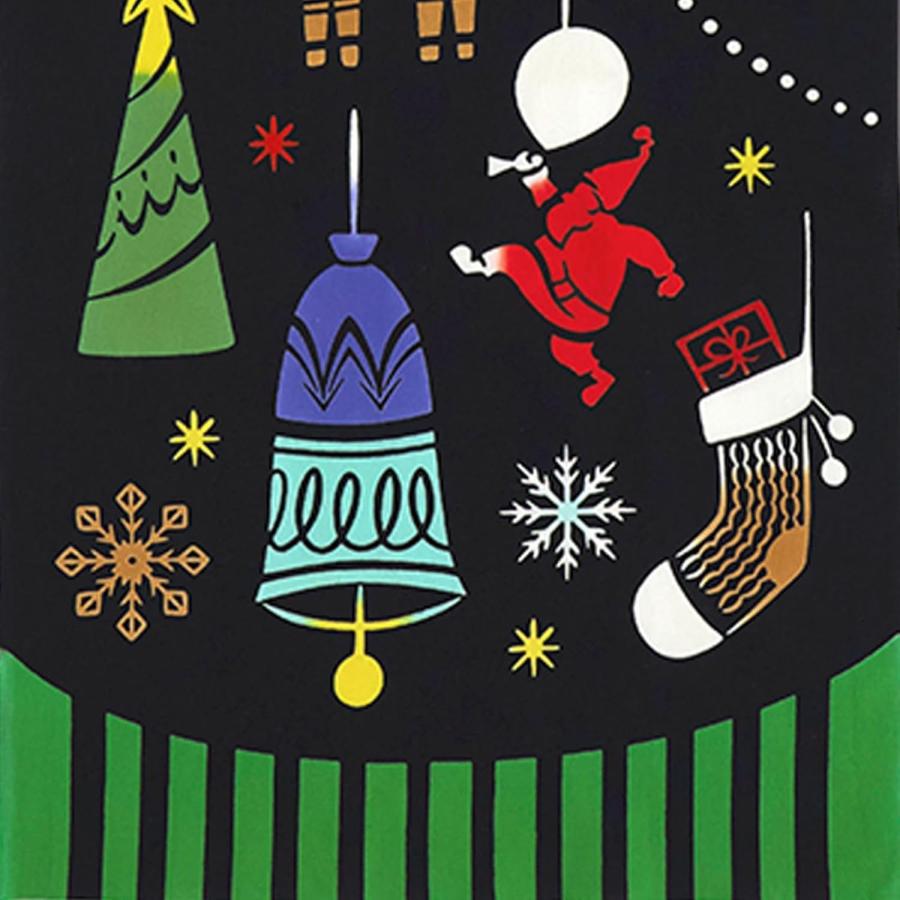 2024年新柄 日本手ぬぐい 和柄 おしゃれ Merry Christmas go round kenema クリスマス 注染 手拭い クリックポスト対応 : delight - 通販 ...