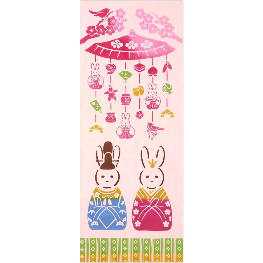 日本手ぬぐい kenema うさぎ雛 ひな祭り 注染手ぬぐい おしゃれ 注染 手拭い : delight - 通販 - Yahoo!ショッピング