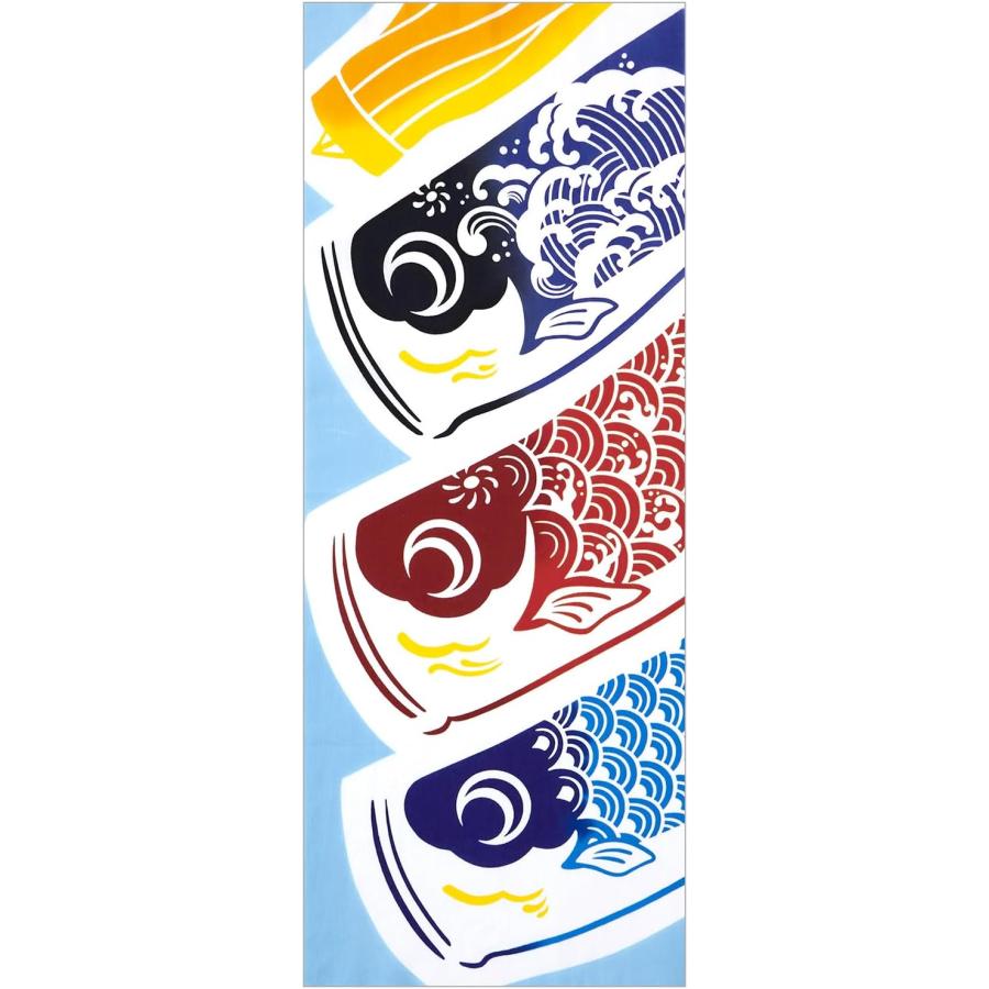 日本手ぬぐい 和柄 おしゃれ 青空泳ぐ鯉のぼり 鯉幟 kenema 鯉のぼり 端午の節句 注染 手拭い こいのぼり : delight - 通販 - Yahoo!ショッピング