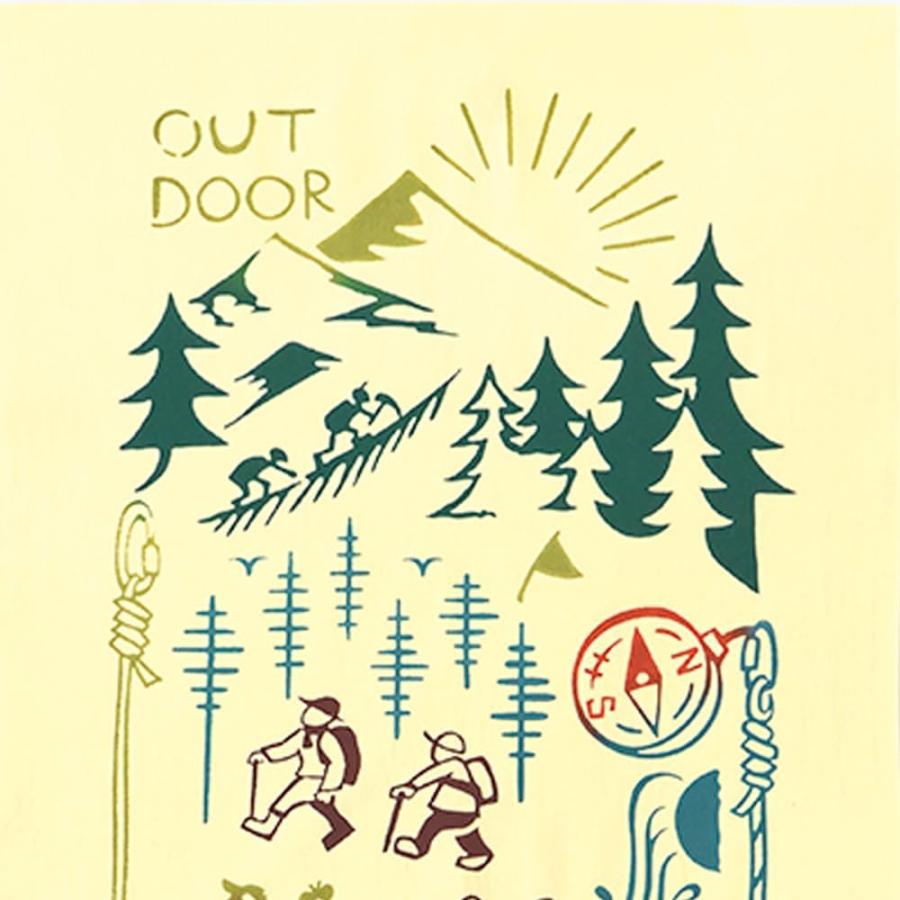 日本手ぬぐい 和柄 おしゃれ OUTDOOR MAP kenema 注染 手拭い クリックポスト対応 : delight - 通販 - Yahoo!ショッピング