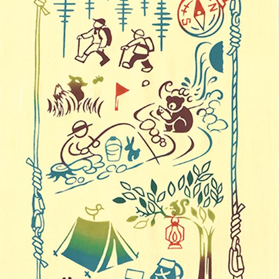 日本手ぬぐい 和柄 おしゃれ OUTDOOR MAP kenema 注染 手拭い クリックポスト対応 : delight - 通販 - Yahoo!ショッピング