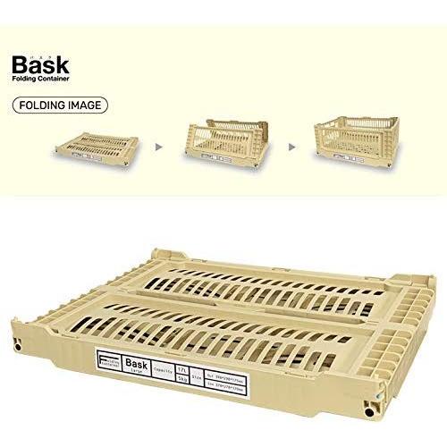 SLOWER スロウワー 折りたたみ コンテナ ボックス FOLDING CONTAINER Bask L 17L アウトドア キャンプ 収納 クリックポスト不可 : delight - 通販 ...