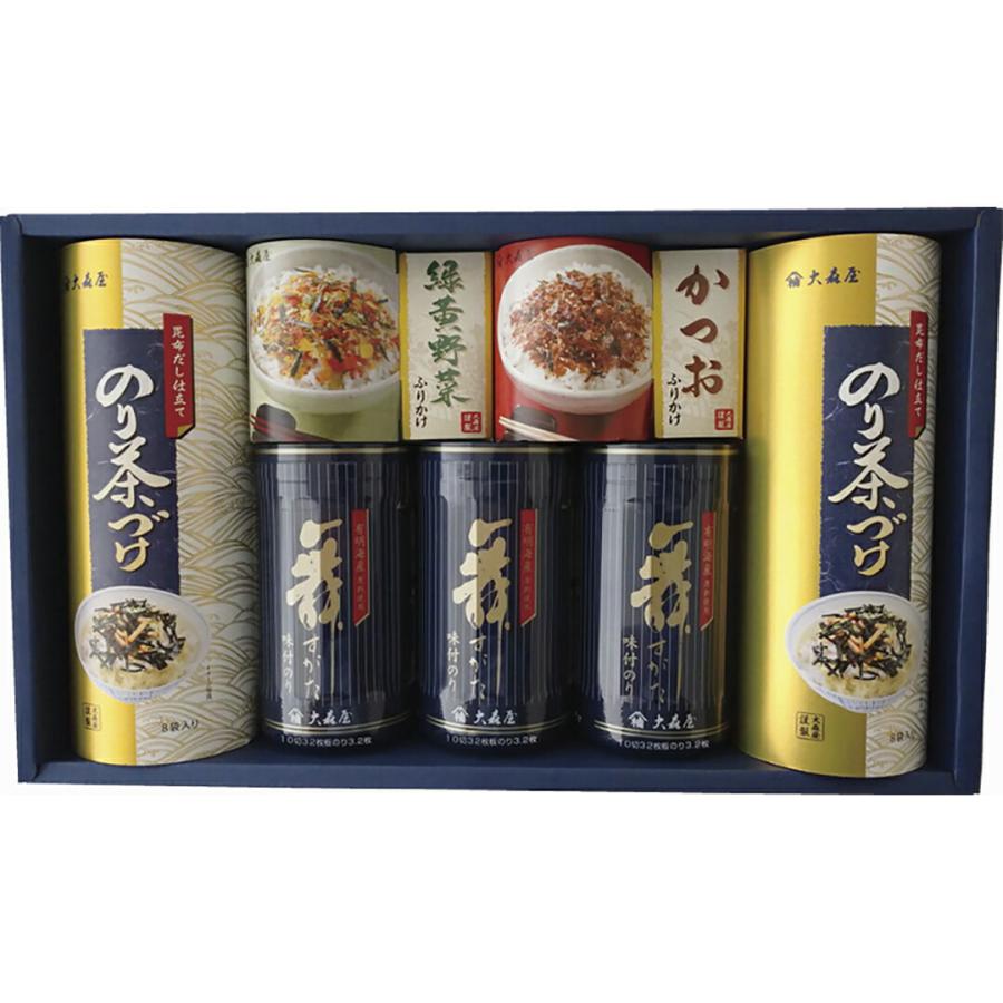 卓上のり・ふりかけ・お茶漬詰合せ 大森屋 NTF-30G ギフト プレゼント お返し 御供 香典 ご挨拶 内祝い : ギフトのデリバリーディライト - 通販 - Yahoo!ショッピング