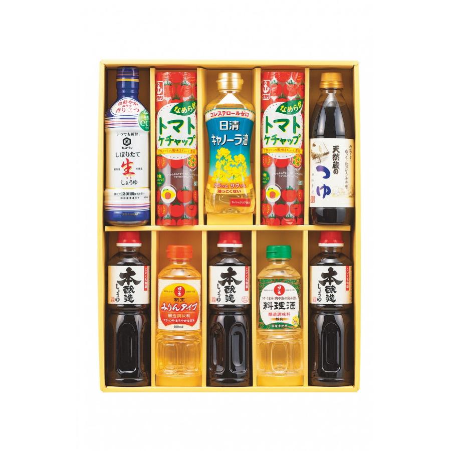 キッコーマン&調味料バラエティセット KSM-70N 香典返し 御供 詰め合わせ ギフト 品物 ご挨拶 内祝い 冬ギフト : tri-a176-080 : ギフトのデリバリーディライト ...