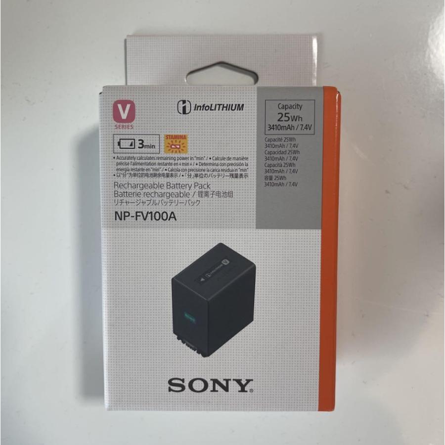 新品未開封 SONY NP-FV100A リチウムイオンバッテリー : デリングストア - 通販 - Yahoo!ショッピング