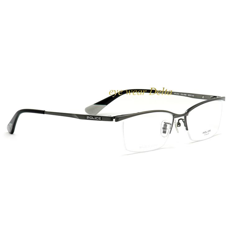 POLICE ポリス 軽量チタンフレーム 日本製モデル 国内正規代理店品 ナイロールフレーム VPLL52J-0568 : アイウェア・デルタ ...
