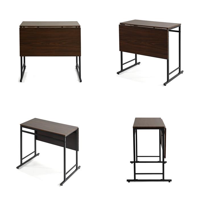 テーブル 食卓 エクステンションテーブル ダイニングテーブル 机 一人暮らし 折りたたみ デスク スライド式天板 : DELUCE - 通販 - Yahoo!ショッピング