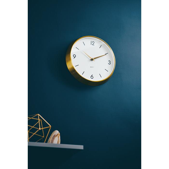 INTERFORM 壁掛け時計 おしゃれ モダン ウォールクロック 壁掛け 時計 etreu エトル アルミ 32cm cl-3995 北欧 インテリア 静か 静音 シンプル : DELUCE ...