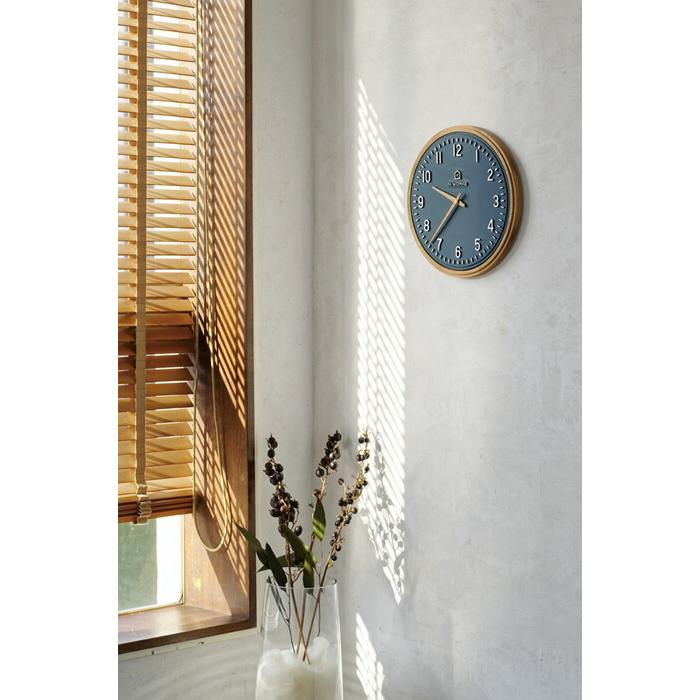 INTERFORM 壁掛け時計 おしゃれ モダン ウォールクロック 壁掛け 時計 ナチュラル ブラウン ブルー ネイビー 青 木製 木 30cm : DELUCE - 通販 - Yahoo ...