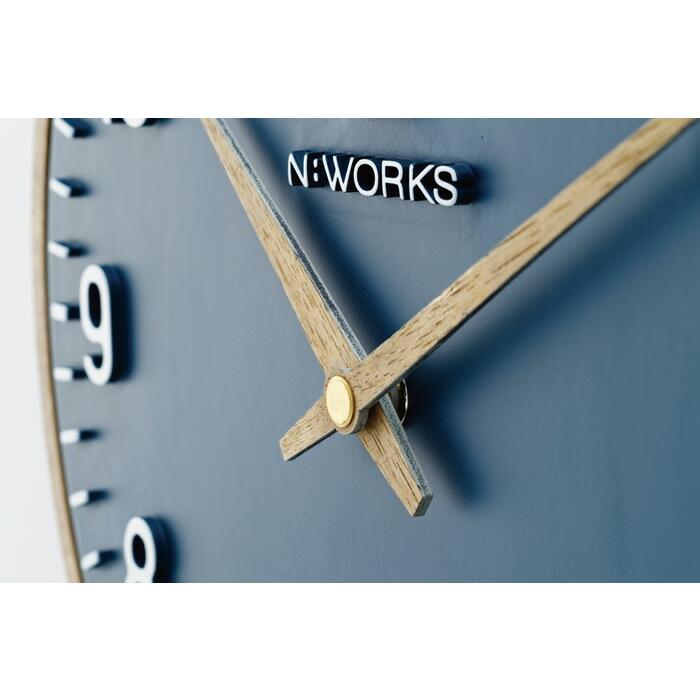 INTERFORM 壁掛け時計 おしゃれ モダン ウォールクロック 壁掛け 時計 ナチュラル ブラウン ブルー ネイビー 青 木製 木 30cm : DELUCE - 通販 - Yahoo ...