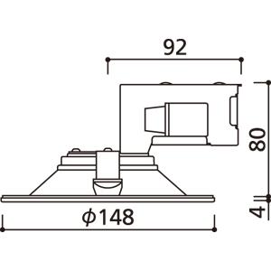 ODELIC OD261736R オーデリック ( ) 非調光 電球色 準耐火構造 対応 103°拡散配光 オフホワイト : 商材館 Yahoo!店 - 通販 - Yahoo!ショッピング