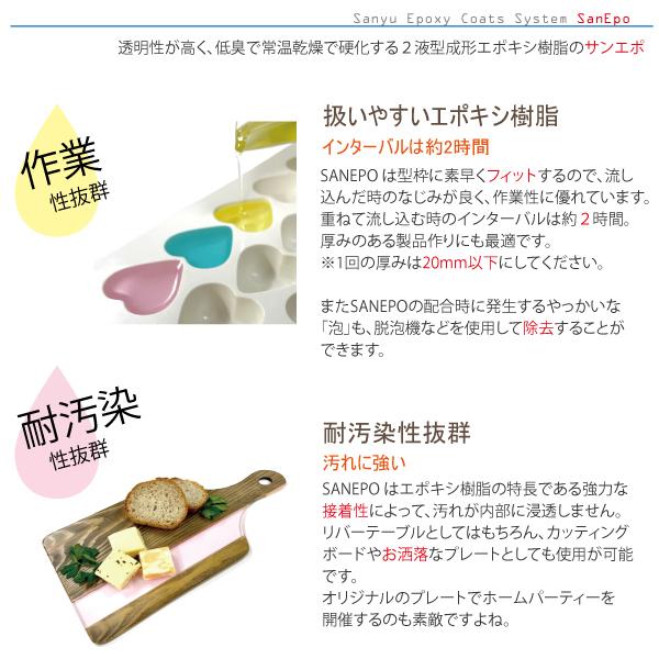 2液型 エポキシ樹脂 SANEPO 2.7kgセット リバーテーブル サンエポ SEP-325 レジン プロ仕様 サンユーペイント : でんでん堂ヤフー店 - 通販 - Yahoo!ショッピング