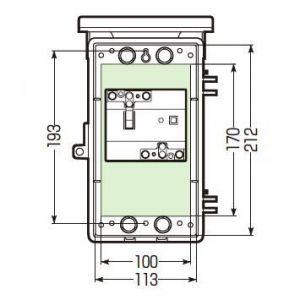未来工業 ウオルボックス プラスチック製防雨スイッチボックス タテ型 屋根付 ダークグレー WB-1ADG : 電材堂ヤフー店 - 通販 - Yahoo!ショッピング