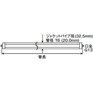 プリンス電機 チルドライン φ32ジャケットパイプ付 冷蔵ショーケース用 白色 G13口金 管長1410mm FLR1410T6W/MJ5 : 電材堂ヤフー店 - 通販 - Yahoo!ショッピング