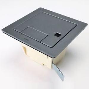 TERADAバリアフリー対応コンセント 深型ボックス+プレート フリーアクセスフロア用 シルバーメタリック CEA80000 : 電材堂ヤフー店 - 通販 - Yahoo!ショッピング