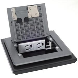 TERADAコンセントボックス ボックス+プレート 各社フロアパネル・置敷OAパネル対応 SISシリーズ フリーアクセスフロア用 シルバーメタリック SIS30000N : 電材堂ヤフー店 ...