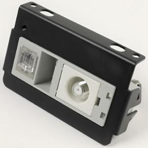 TERADATV端子+電話器具ブロック TV中継(4K/8K対応)×1+TEL×1 TMK・TSK・CCMシリーズ用 マルチタイプ(打込) TSM00026 : 電材堂ヤフー店 - 通販 ...