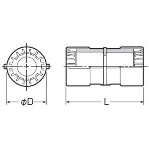 未来工業 カップリング 防水型 ミラフレキSS28mm用 Gタイプ ベージュ MFSC-28GP : 電材堂ヤフー店 - 通販 - Yahoo!ショッピング