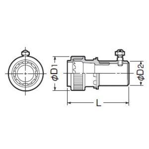 未来工業 CPアダプター PF管28⇔薄鋼電線管31接続用 ワンタッチ型 ベージュ FPCP-28Y : 電材堂ヤフー店 - 通販 - Yahoo!ショッピング