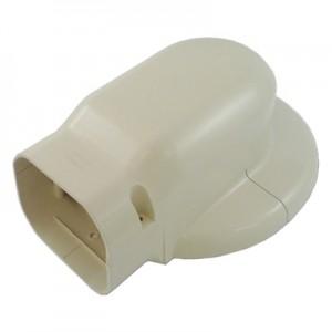 因幡電工 ウォールコーナーエアコンキャップ用 壁面取り出し 配管化粧カバー(一般用) 大口径タイプ アイボリー スリムダクトLD LDWM-90L-I : 電材堂ヤフー店 - 通販 ...