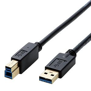 ELECOM USB3.0ケーブル TypeA-TypeB 長さ1.0m DH-AB3N10BK : 電材堂ヤフー店 - 通販 - Yahoo!ショッピング
