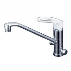 KVK 流し台用シングルレバー式混合栓 給水・給湯接続 寒冷地用 回転分岐止水栓付 樹脂製ハンドル KM5041シリーズ KM5041Z : 電材堂ヤフー店 - 通販 - Yahoo!ショッピング