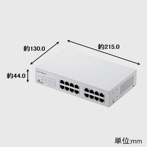 ELECOM スイッチングハブ 100BASE-TX対応 メタル筐体 電源内蔵タイプ 16ポート エコ省電力タイプ ループ検知機能搭載 EHC-F16MN-HW : 電材堂ヤフー店 - 通販 ...