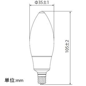 IRIS OHYAMA アイリスオーヤマ 10個セット LEDフィラメント電球 シャンデリア球型 ホワイト 小形電球40形相当 電球色 調光器・密閉器具対応 E12 LDC4L-G-E12/D ...