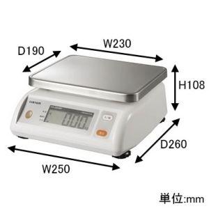 CUSTOM（PILOT） カスタム デジタル防水はかり IP65準拠 ステンレス皿付 秤量1000g CS-1000WP : 電材堂ヤフー店 - 通販 - Yahoo!ショッピング